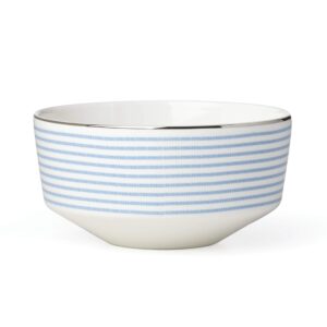 kate spade new york laurel street soup/cereal bowl, blue, 5.75 inch (pack of 1)