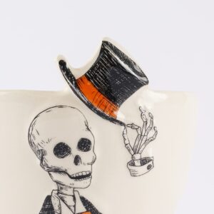 Mud Pie Halloween Nested Dip Bowl Set of 2 (Skeleton)