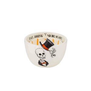 Mud Pie Halloween Nested Dip Bowl Set of 2 (Skeleton)