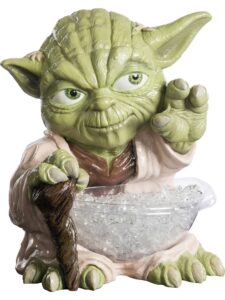 rubie's star wars plastic candy bowl holder, yoda ,small