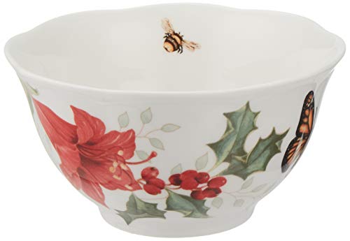 Lenox 880092 Butterfly Meadow Holiday 6-Piece Rice Bowl Set