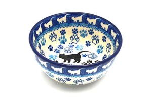 polish pottery bowl - ice cream/dessert - boo boo kitty