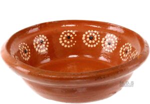 pozolero bowl pozolero de barro 8" mexican soup bowl.