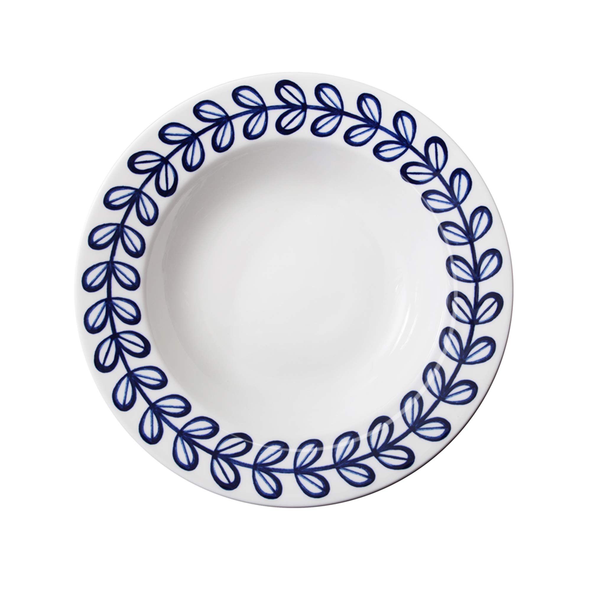 ZEN Scandi Porcelain Salad Pasta Bowls Set of 4, 13oz