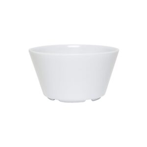 thunder group nustone white melamine dinnerware collection 3.875 inch - 8 oz bouillon cup, comes in dozen