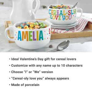 Let's Make Memories Personalized I Cereal-sly Love You Oversized Bowl - For Dad - For Him - For Her