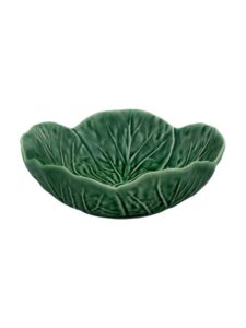 bordallo pinheiro cabbage bowl 13 oz green, set of 4