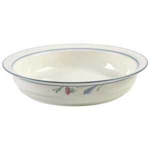 lenox poppies on blue chinastone open vegetable bowl