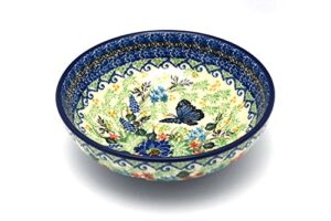 polish pottery bowl - contemporary salad - unikat signature - u4600