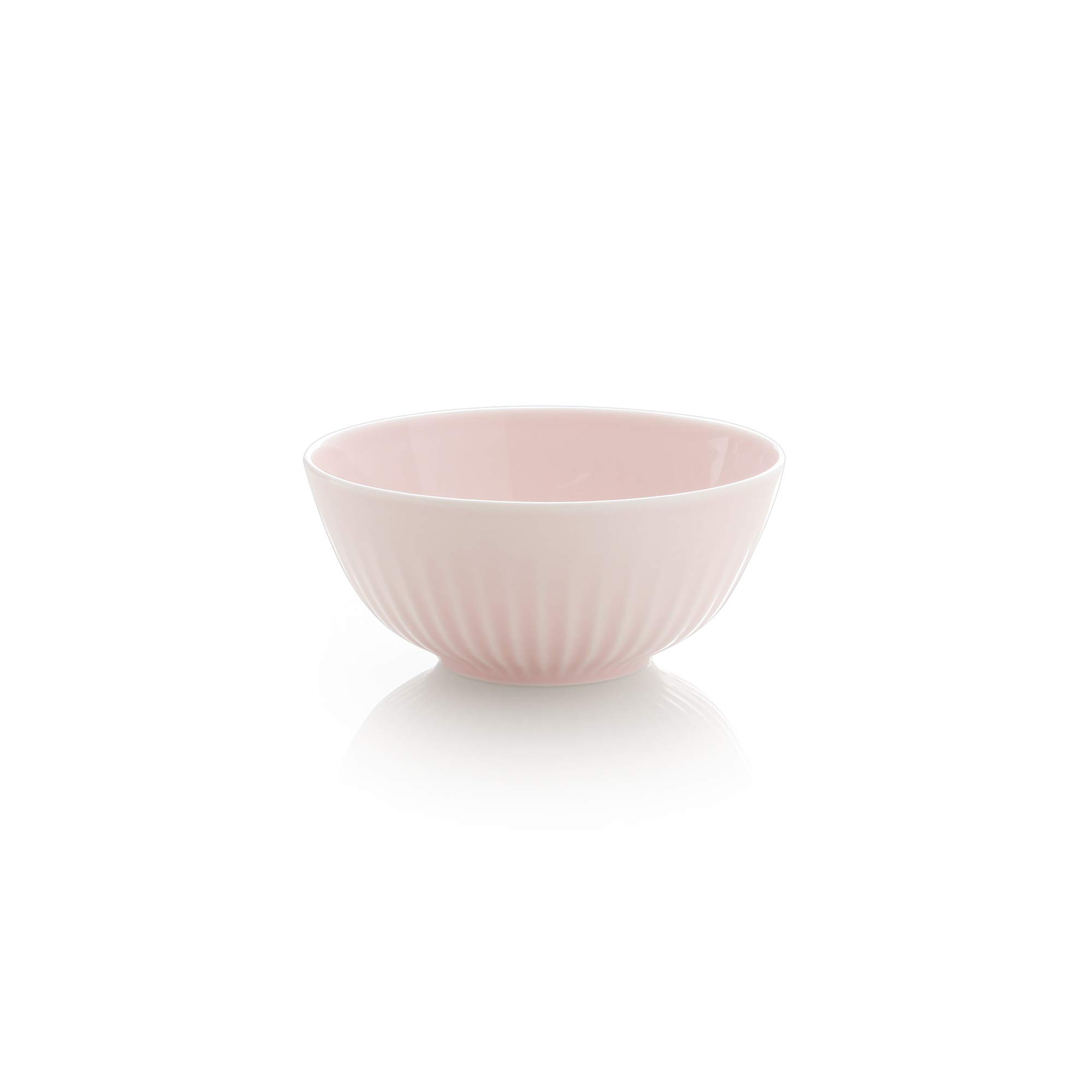 ZEN Pleats Porcelain Soup Bowls 18oz Set of 6 (Mixed Color)