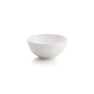 ZEN Pleats Porcelain Soup Bowls 18oz Set of 6 (Mixed Color)