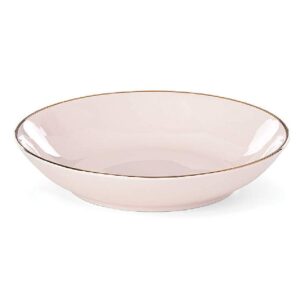 lenox trianna blush large pasta bowl, 0.60 lb, pink