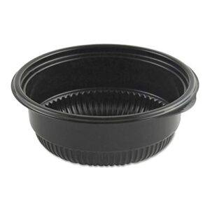 anchor 4604804 microraves incredi-bowl base, 8 oz, black, 500/carton