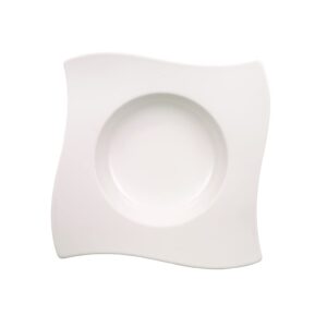 villeroy & boch new wave rim soup, 10.25 in, white