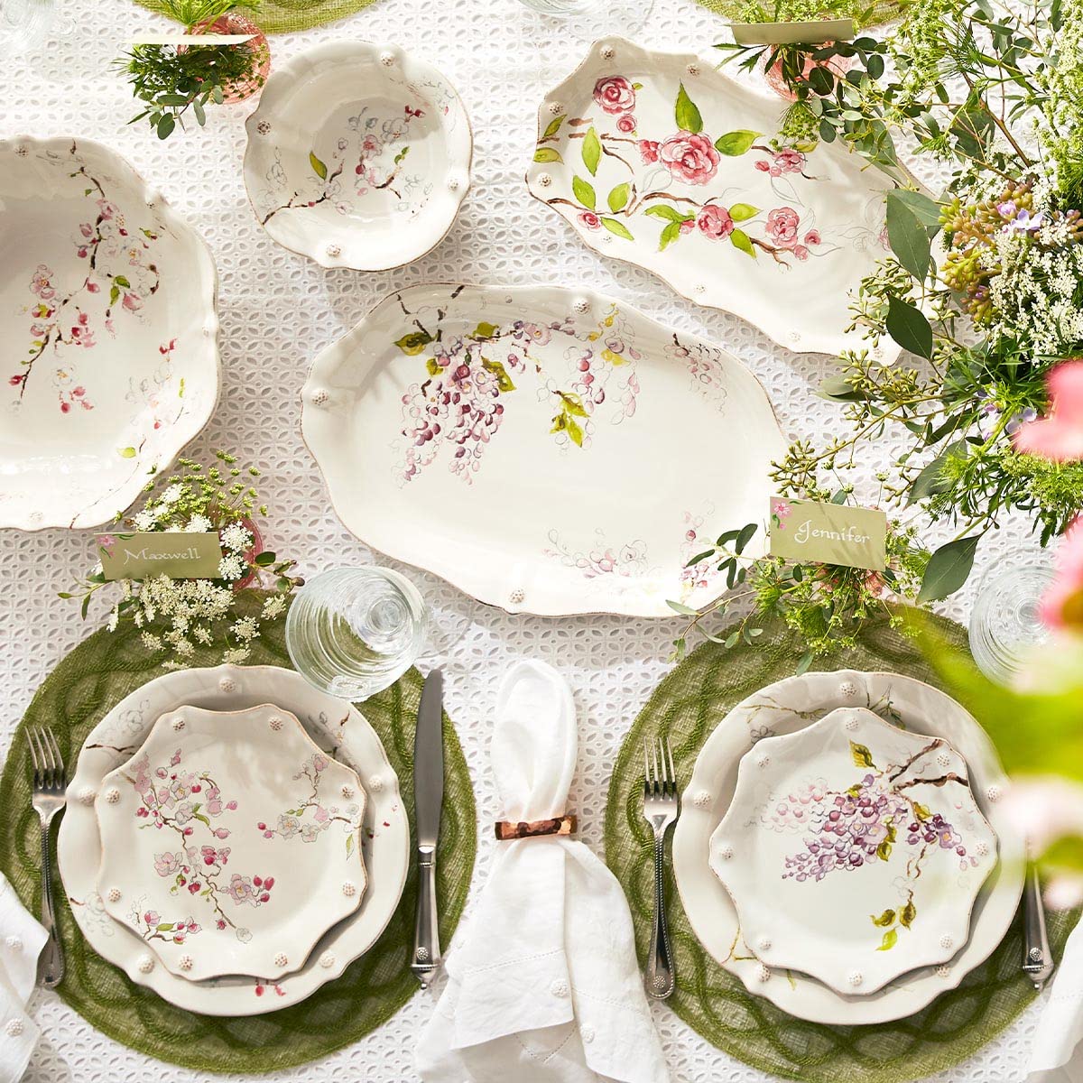 Juliska Berry & Thread Handled Soup Bowl - Whitewash