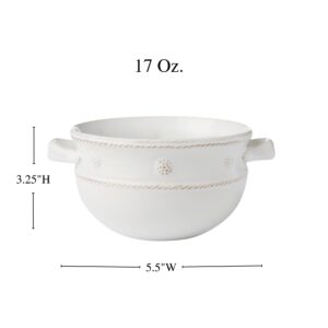 Juliska Berry & Thread Handled Soup Bowl - Whitewash