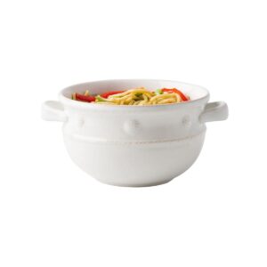 Juliska Berry & Thread Handled Soup Bowl - Whitewash