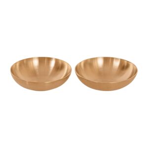 de kulture bronze dessert ice cream nut bowl set of 2