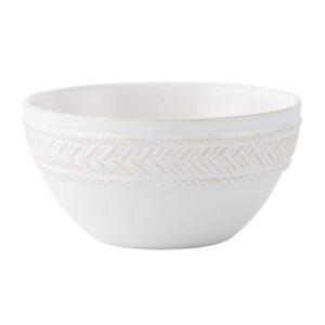 juliska le panier whitewash cereal/ice cream bowl