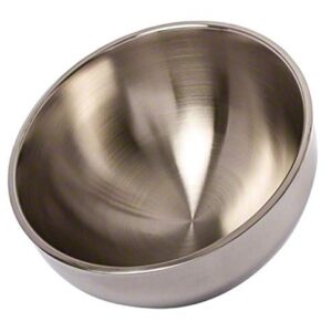 American Metalcraft AB14 Double-Wall Angle Bowl, Stainless Steel, 304 oz.,Silver