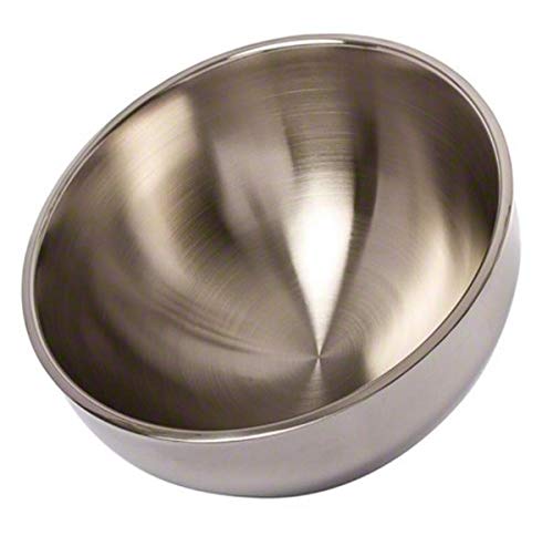 American Metalcraft AB14 Double-Wall Angle Bowl, Stainless Steel, 304 oz.,Silver