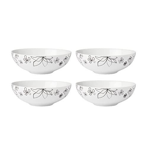 Kate Spade New York Ks Garden Doodle 4Pc Bowl, 4.05