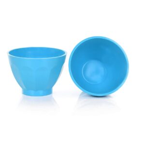 Mintra Home Unbreakable Bowls and Trays (Bold Collection), Turquoise, Small Bowl 4pk - 250ml (8oz),