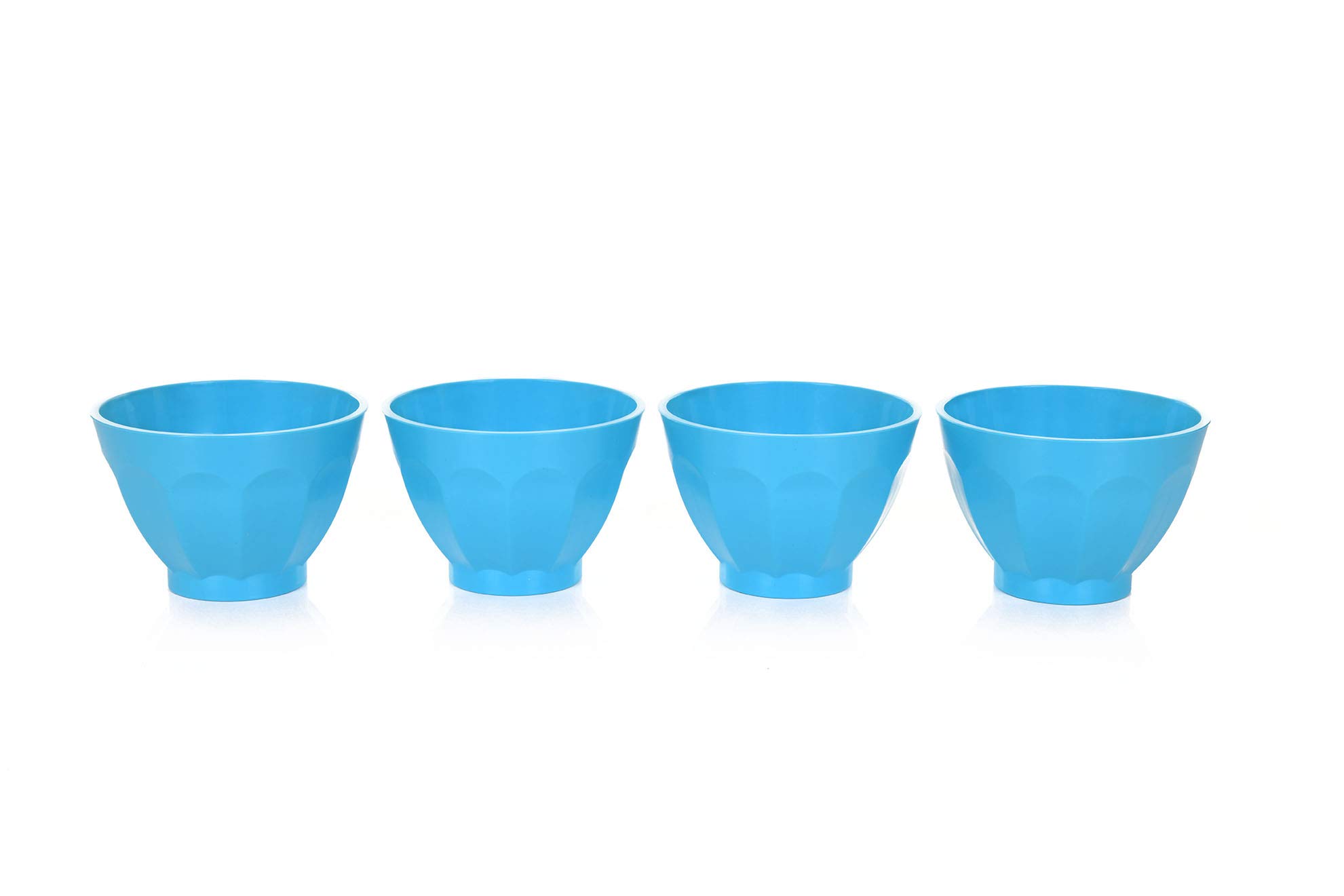 Mintra Home Unbreakable Bowls and Trays (Bold Collection), Turquoise, Small Bowl 4pk - 250ml (8oz),