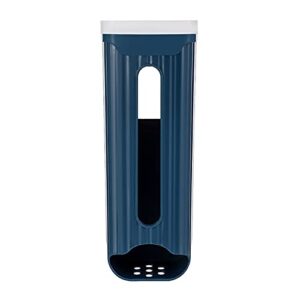 trash bag dispenser wall mounted grocery garbage bag holder plastic bag storage box garbage bag container trash bag storage box cedar bags clothes storage (blue, one size)