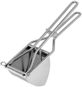 westmark potato press triangel, 11.8 x 4.6 x 5.5 inches, stainless steel