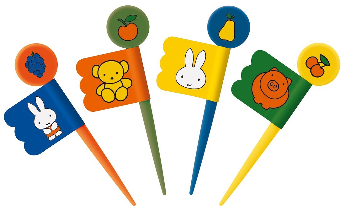 Skater LKP2 Lunch Picks, Pack of 12, Miffy