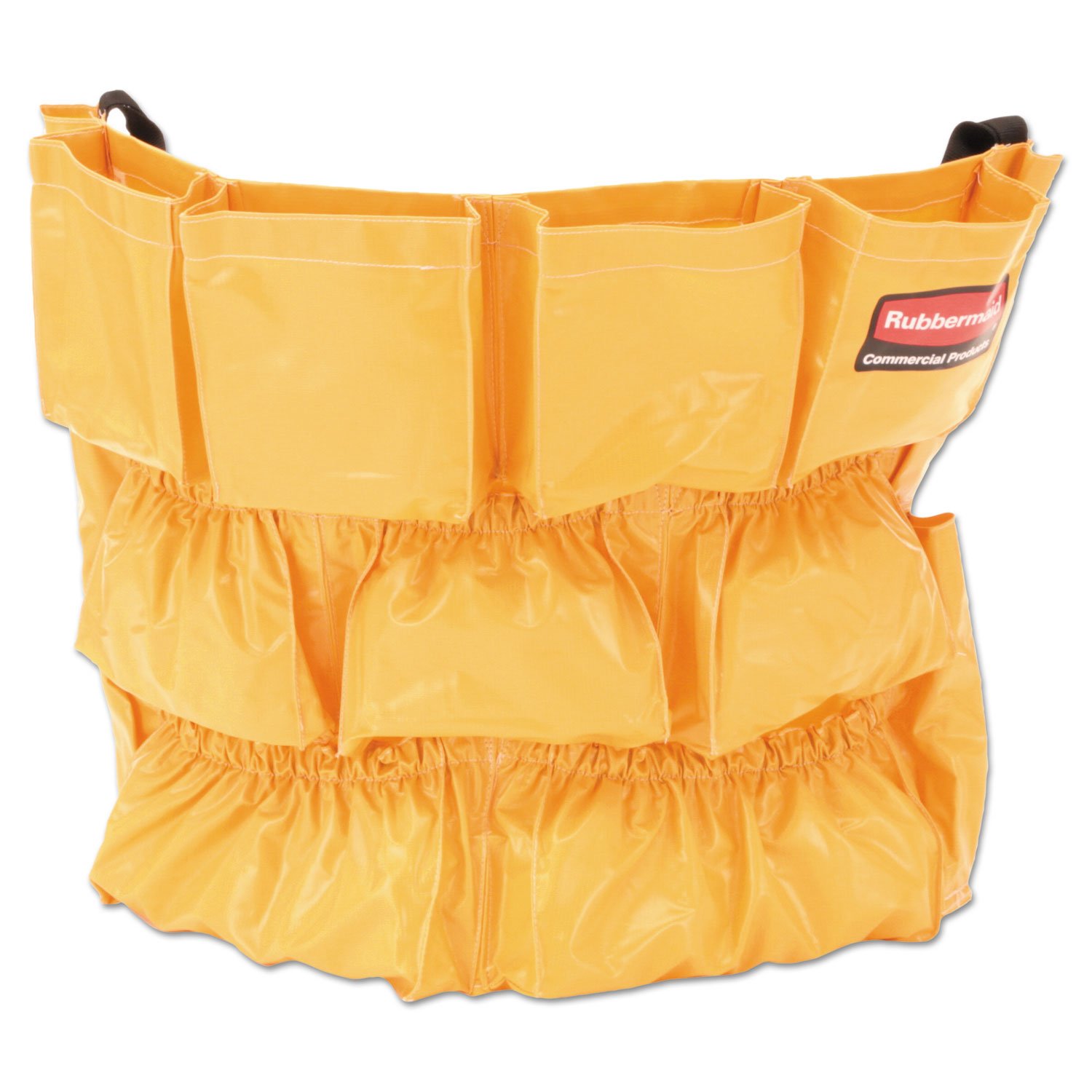 Rubbermaid Commercial 264200YW Brute Caddy Bag 12 Pockets Yellow