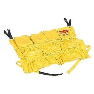 Rubbermaid Commercial 264200YW Brute Caddy Bag 12 Pockets Yellow