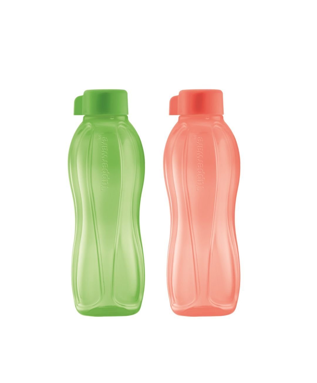 TUPPERWARE ECO SPRING Drinks Bottle 500ml 4-pc Set Tumblers