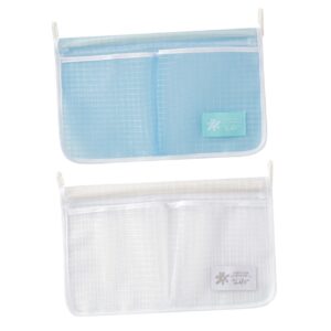 solustre fridge shelf organizer 2pcs refrigerator storage bag sideboard pp mesh refrigerator bag