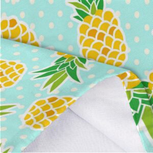 Fruit Pineapple Plastic Bag Holder, Polka Dot Grocery Bag Storage Holder Garbage Shopping Bag Trash Bags Organizer for Kitchen Home