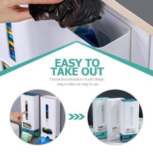 Zerodeko Bag Storage Box Garbage Bag Dispenser Shopping Bag Organizer Garbage Bag Holder Wall Bag Dispenser Shopping Bag Holder Storage Bag Holder Leash Holder Extractive Food Bag Plastic