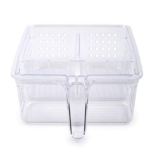 CTG, Luciano Collection, All Purpose Storage Bin with Handle, 8"" x 12"", Clear