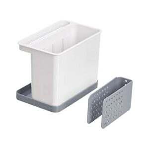 Amazon Basics Kitchen Sink Organizer/Sponge Holder, Standard, White