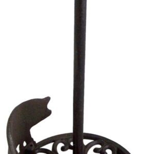 Cast Iron Pig Paper Towel Holder 13 Inch