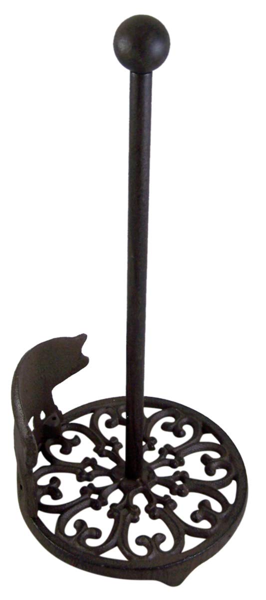 Cast Iron Pig Paper Towel Holder 13 Inch