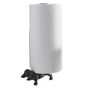 47th & Main Cast Iron Paper Towel Holder, 12-Inches Tall, Dog