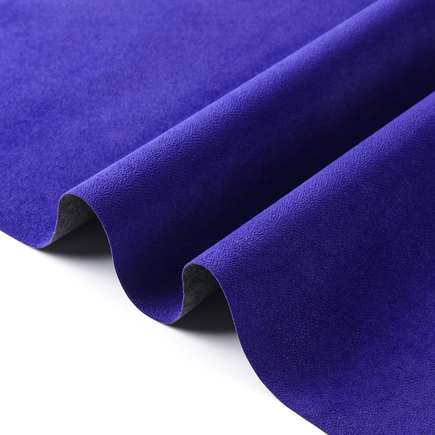 Peel Stick Velvet Flock Liner 14" x 98" Self Adhesive Texture Velvet for Jewelry Drawer Craft Fabric Art & Crafts, Drawer DIY Felt Liner (Royal Blue)