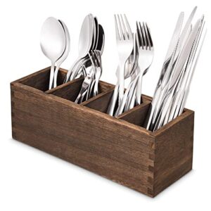 all music-box 4 adjustable smart compartments kitchen utensil holder, cutlery trays, silverware storage kitchen utensil flatware caddy