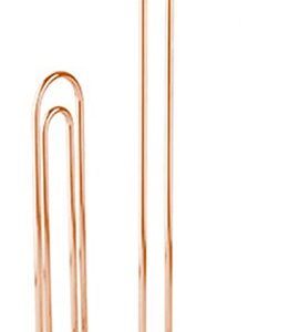 BaHoki Essentials Metal Paper Towel Holder - Countertop Dispenser for Contemporary Modern or Classic Kitchen and Bathroom - Accommodates All Roll Sizes (Copper)