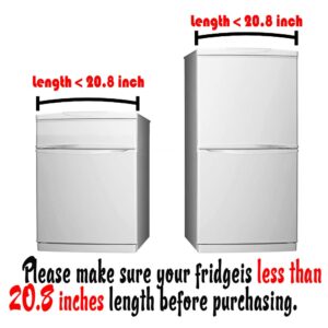 College Dorm Room Essentials, Dorm and Office Double Side Over the Fridge Caddy Organizer, Mini Fridge Pocket Organizer, Fridge Accessories, 9 Pockets for Flatware,Utensils,Kitchen Tools,Paper Goods