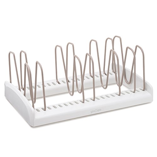 YouCopia StoreMore Lid Holder Extra Wire Dividers, Gray