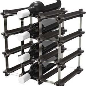 Nook Wine Rack Small Kit 9 - Bottle Rack with Modular System - Practical Wine Rack Bottle Holder