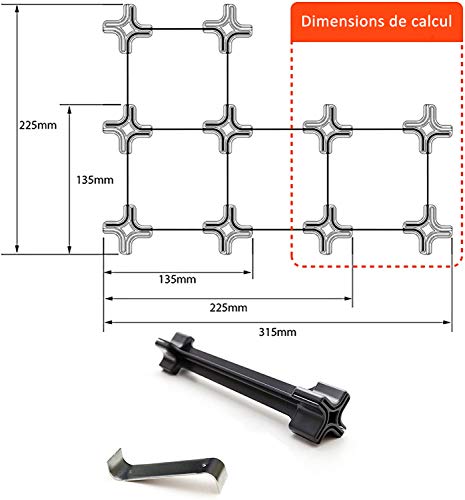 Nook Wine Rack Small Kit 9 - Bottle Rack with Modular System - Practical Wine Rack Bottle Holder