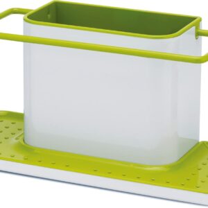 Joseph Joseph 85049 Sink Caddy Kitchen Sink Organizer Sponge Holder Dishwasher-Safe, Large, Green